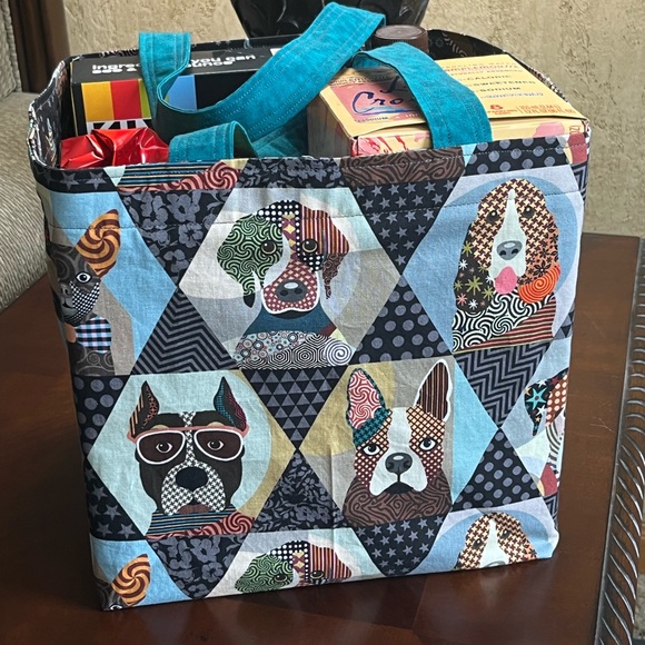 Hand Crafted | Bags | Gogreen Grocery Tote Reusable Tote Handmade ...